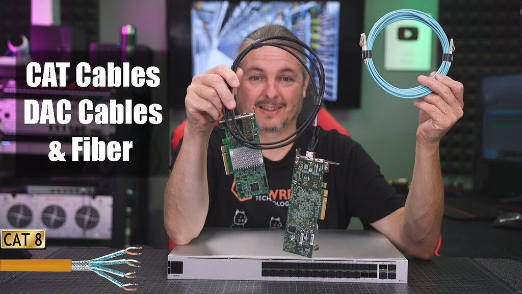 Building Networks: When to run Fiber, Cat 6 or 6A, DAC Cables, and Cat ...