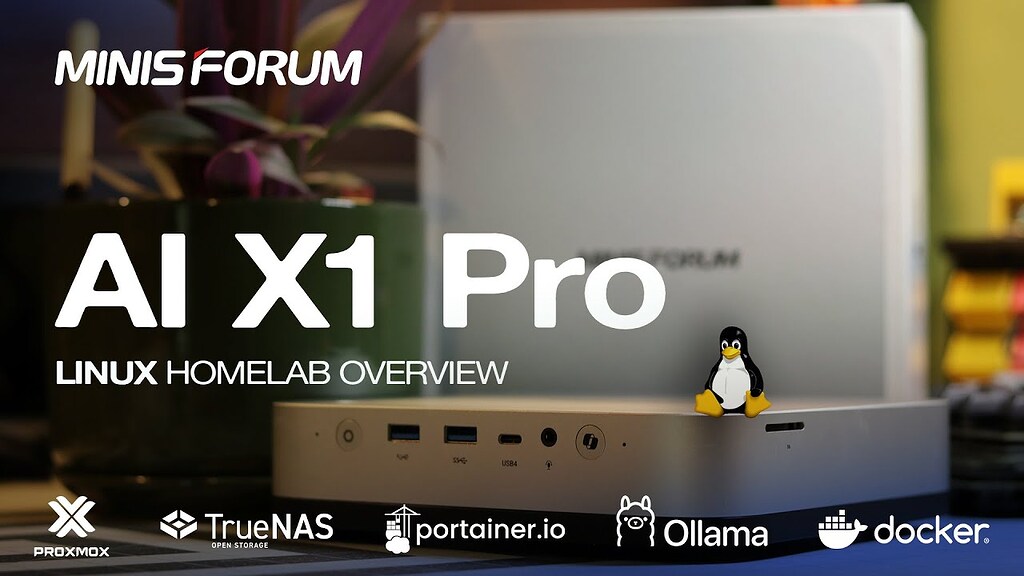 AI X1 Pro Linux Homelab Overview [YouTube Release] - Youtube Releases ...