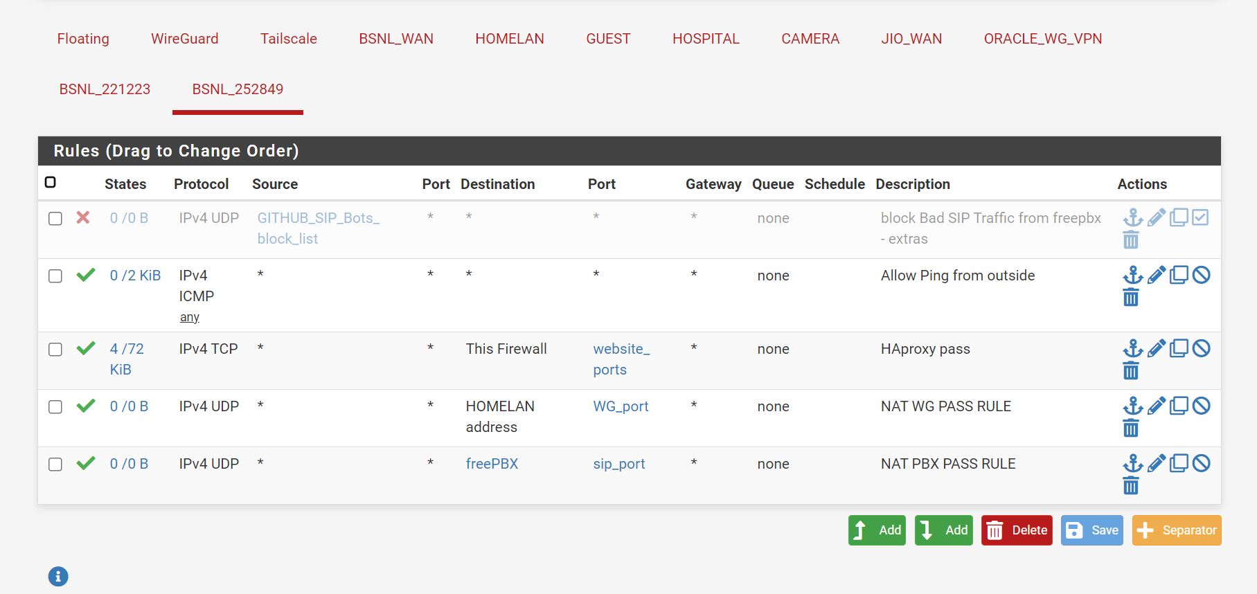 PFsense default deny rule (10000000103)? - Networking & Firewalls - Lawrence Systems Forums